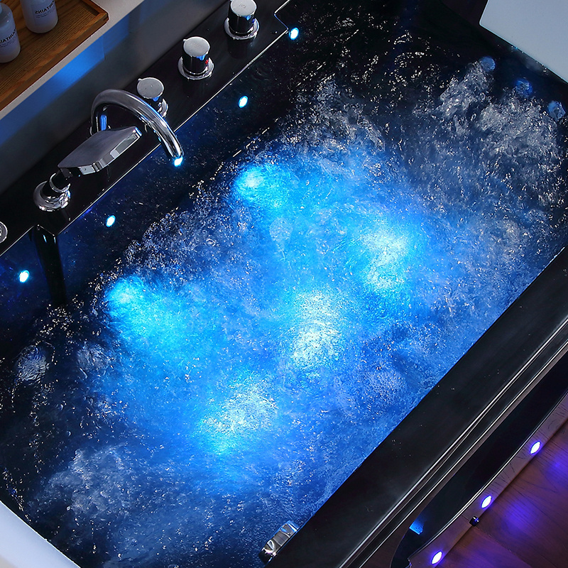 WANNA Z HYDROMASAŻEM IRIS 933C CZARNA FALA 170x84 CM - sklep Hydrosan.eu